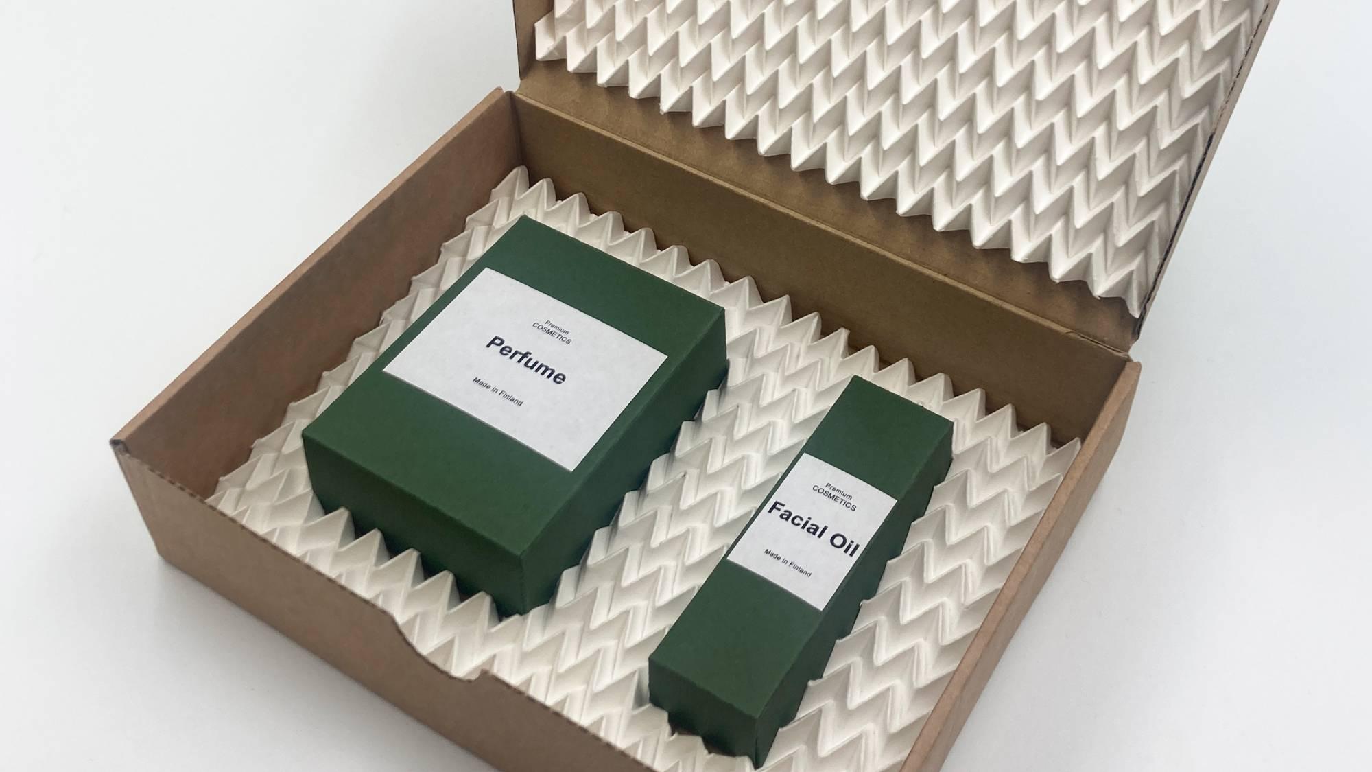 Finnish tech turns cardboard into sustainable origami packaging